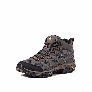 Merrell Men's Moab 2 MID GTX High Rise Hiking Boots, Beluga, 8.5