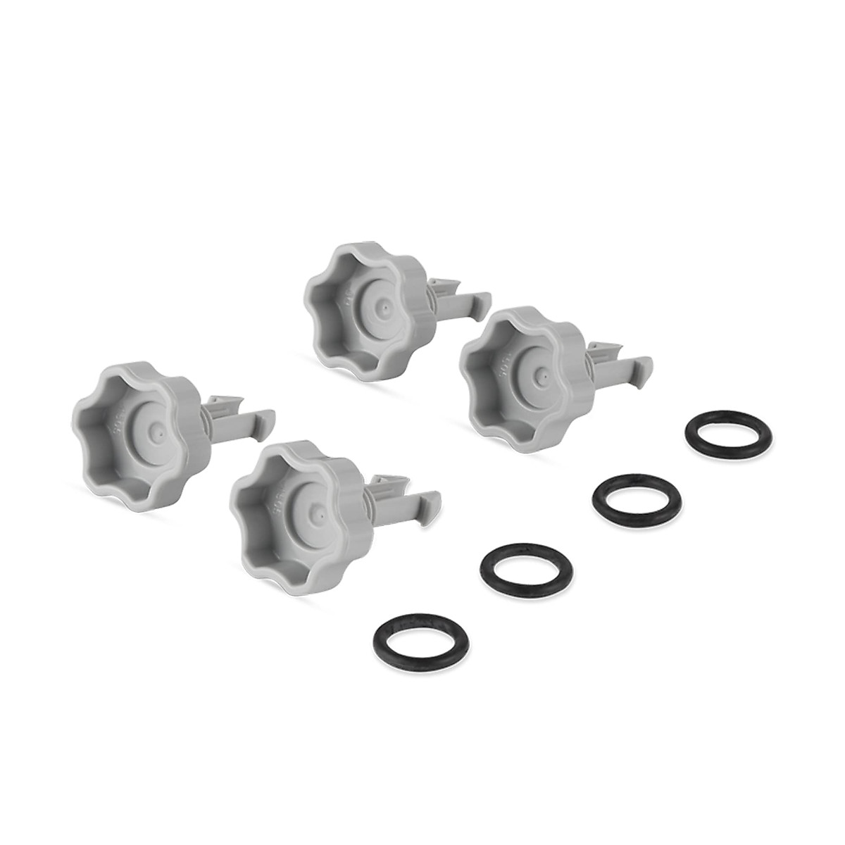 Intex 25002 Set of Air Release Valves with O Rings for Filter Pumps (4 Pack)