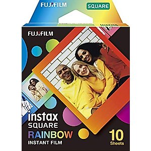 Fujifilm Instax Square Rainbow Film - 10 Exposures (16671320)