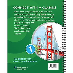 Brain Games - Large Print Dot-To-Dot 1