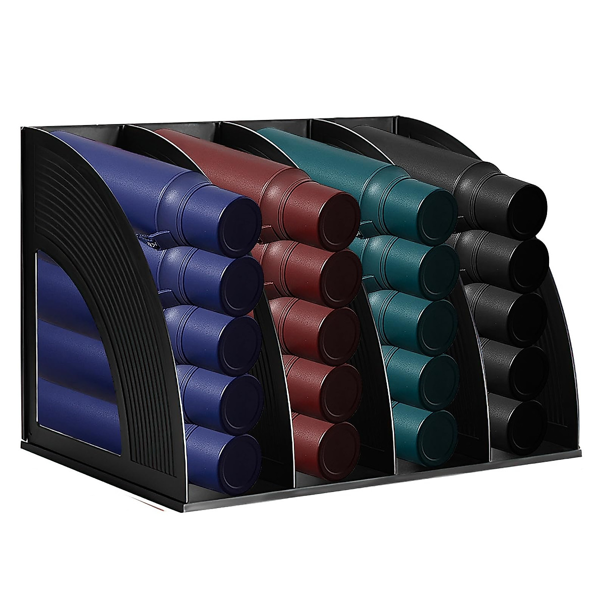 Lemical Sturdy Magazine File Holder Organizer No Width Limitation Book Rack Desktop File Folder Frames Dividers Document Storage Box File Rack File Sorter Office Supplies