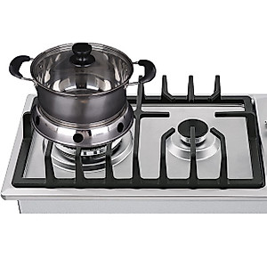 IEUYO Universal Wok Support Ring Wok Rack Wok Stand for Most Woks Kitchens and Restaurants Use Stainless Steel Size large 7.7"-9.8" 1PC