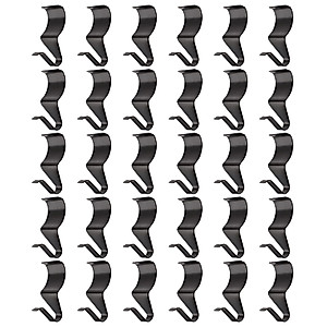MOROBOR Vinyl Siding Hooks, 30pcs Heavy Duty Stainless Steel Vinyl Siding Hangers, Vinyl Siding Clips Vinyl Siding Hooks Hanger No Hole Siding Clips for Hanging Lights Wreath Decorations