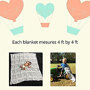 Jeremiah Scripture Swaddle Blanket Gift Set, for I Know The Plans I Have for You, Ultra-Soft 100% Cotton Muslin Receiving Blankets, Extra Large, 2 Pack