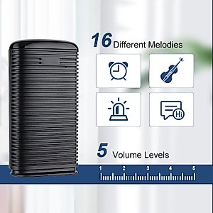 KERUI DW9 Wireless Driveway Alarm Long Range Weatherproof Motion Detector & Sensor - Security Driveway Alert System - Protect Outside Property
