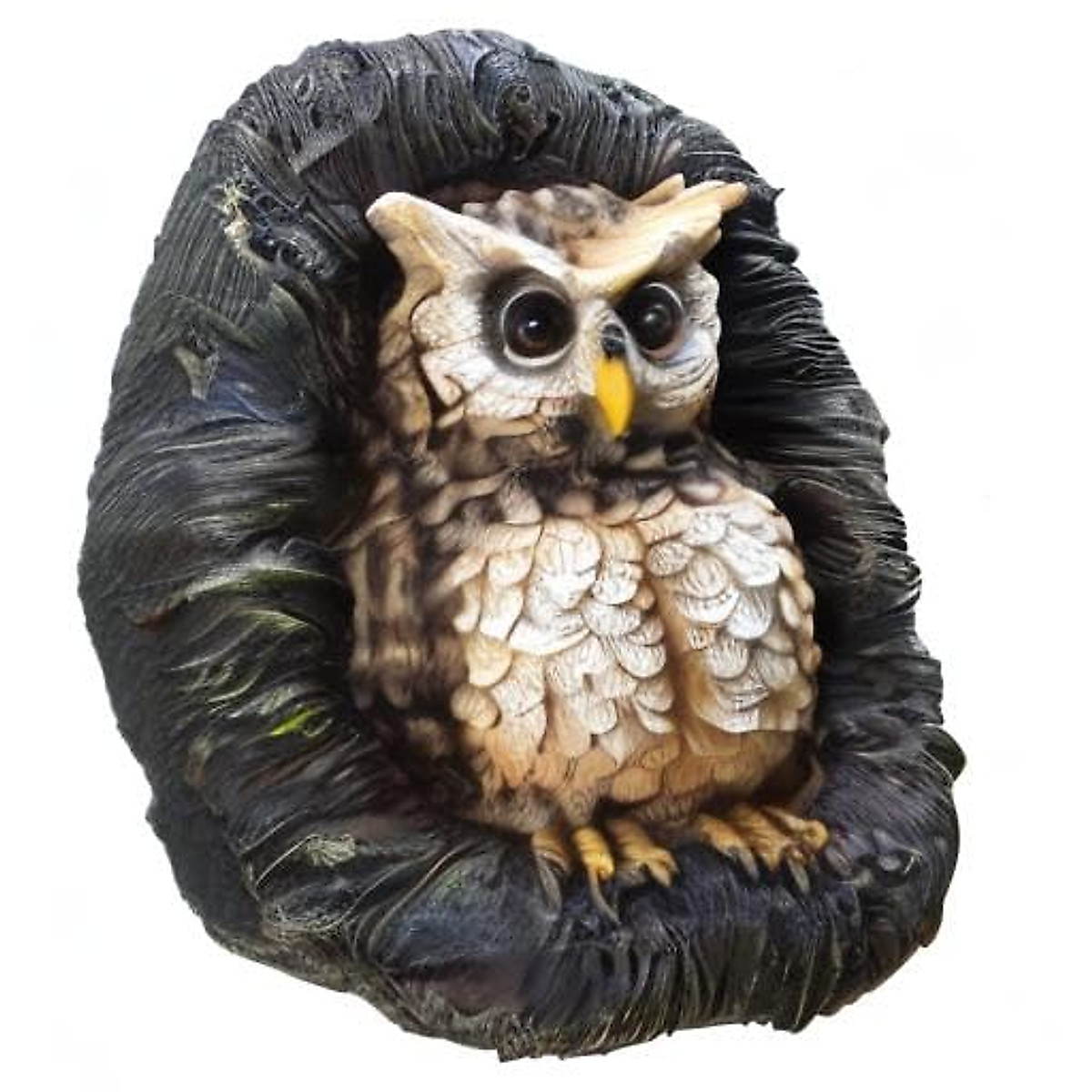 JXCBXJ Owl Tree Hugger,Garden Statues Owl,Nature Country Art Owl Figurine for Indoor Outdoor Yard Tree Decorations