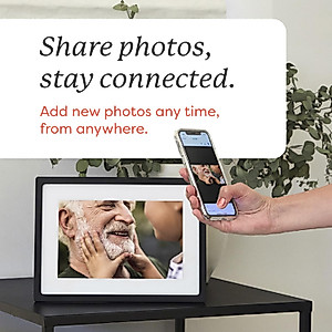 Skylight Frame: 10 inch WiFi Digital Picture Frame, Email Photos from Anywhere, Touch Screen Display, Effortless One Minute Setup - Gift for Friends and Family