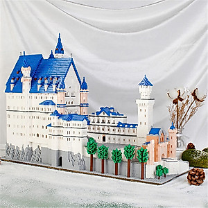 SXPC World Famous Architecture Swan Stone Castle Model (11810pcs) DIY Micro Building Blocks Mini Bricks Toy for Kids and Adults