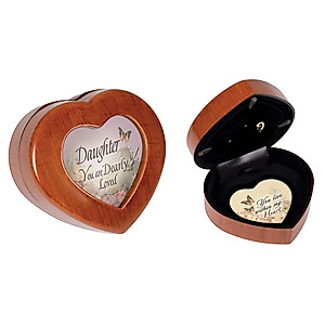 Cottage Garden Daughter You are Dearly Loved Woodgrain Jewelry Music Box Plays You Light Up My Life