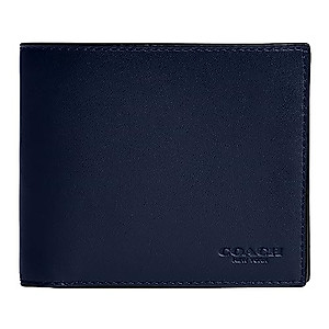 Coach 3 in 1 Wallet in Burnished Leather, Deep Blue