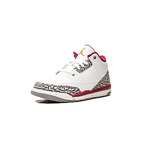 NIKE Jordan Preschool Air Jordan 3 PS 429487 126 Cardinal - Size 1.5Y