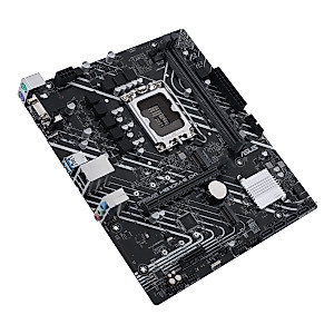 ASUS PRIME H610M-E D4 LGA 1700(Intel 12th Gen) mATX motherboard (PCIe 4.0, DDR4,2xM.2 slots,1Gb LAN,DisplayPort/HDMI/D-Sub, USB 3.2 Gen 1 ports, SATA 6 Gbps, COM header, RGB header)