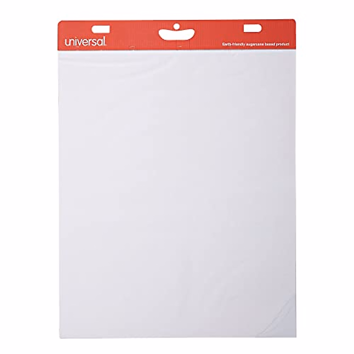 Universal UNV-35603 25 in. x 30 in. Unruled Self-Stick Easel Pad - White (30 Sheets, 2/Carton)