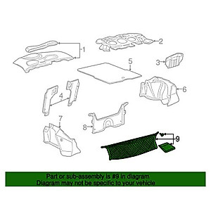 EACCESSORIES EA Trunk Organizer for Ford Taurus 2007-2019 & Mercury Sable 2008-2009 – Mesh Car Trunk Organizer – Cargo Net for Sedans – Nylon Mesh Netting – Compatible with Taurus & Sable