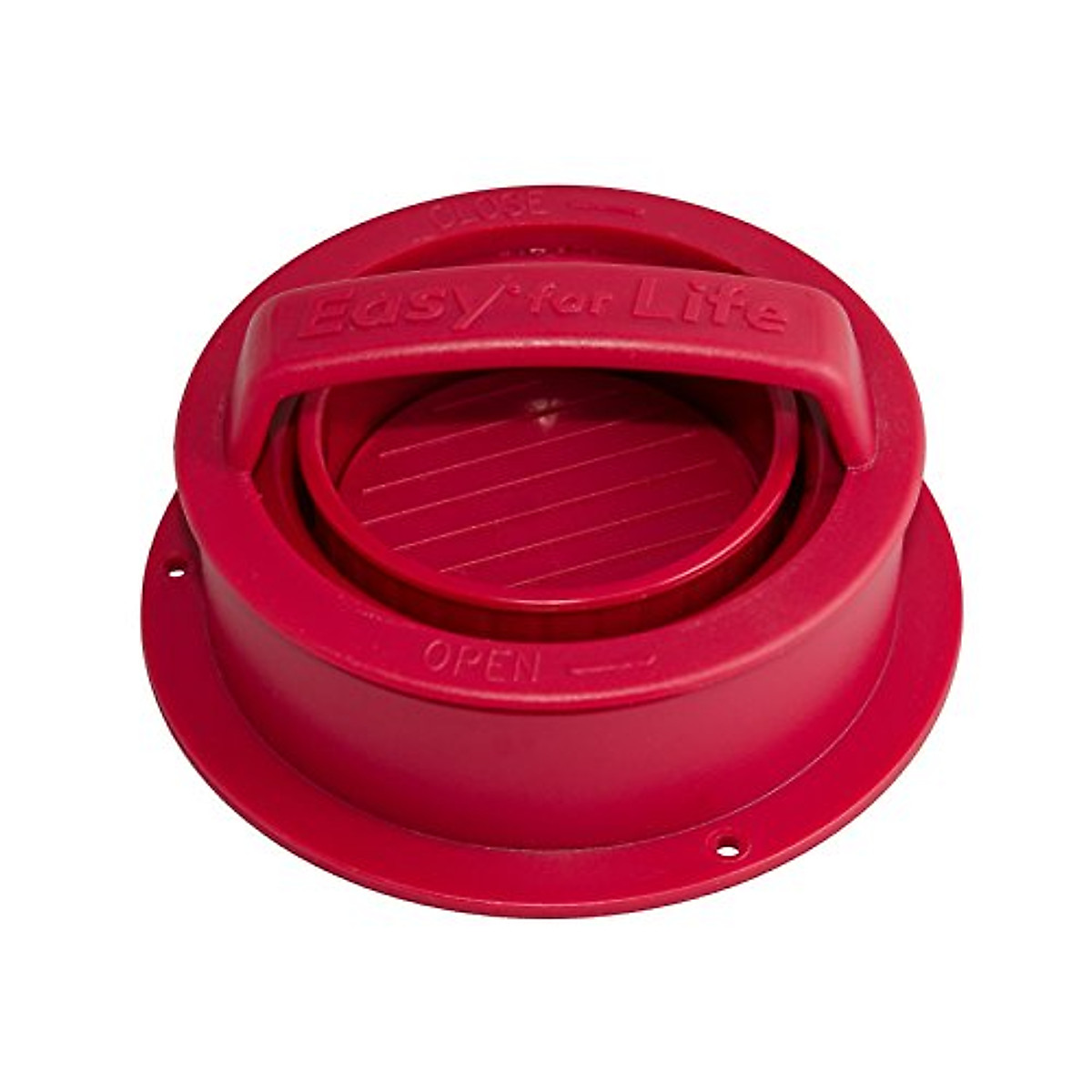 Easy for Life Stuffed Burger Press Kit 3 in 1 - Exclusive Red Color with 20 Free Wax Patty Papers, Non Stick Hamburger Maker, Homemade Patties & Sliders, Patty Molds, Veggie Hamburger Press Shaper