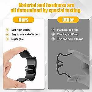 Flutesan Cord Organizer for Kitchen Appliances Wrap Plastic Holder Wrapper Wire Storage Attachment Coffee Maker Pressure Mixer Cooker Pot Air Fryer(Black, White, Gray, 24 Pack)