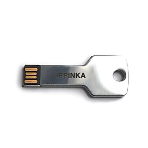 16 GB USB 3.0 Flash Drive, Slim and Lightweight, MKC Wallet Attachment with Modern and Minimalist Design