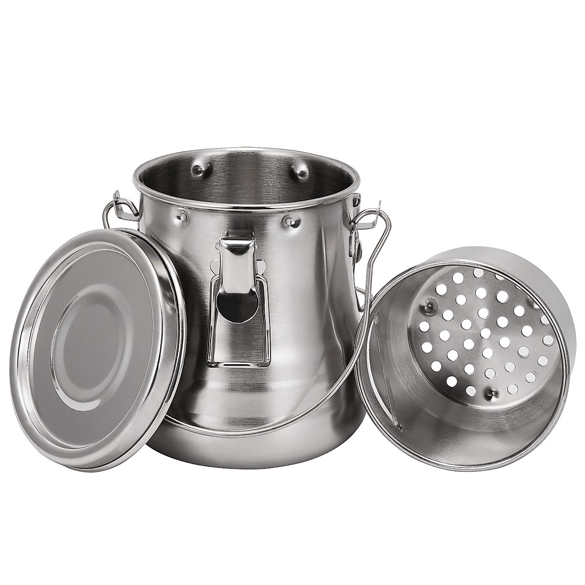 MyLifeUNIT Paint Brush Cleaner, Airtight Stainless Steel Brush Holder for Painting, 25 oz/Large