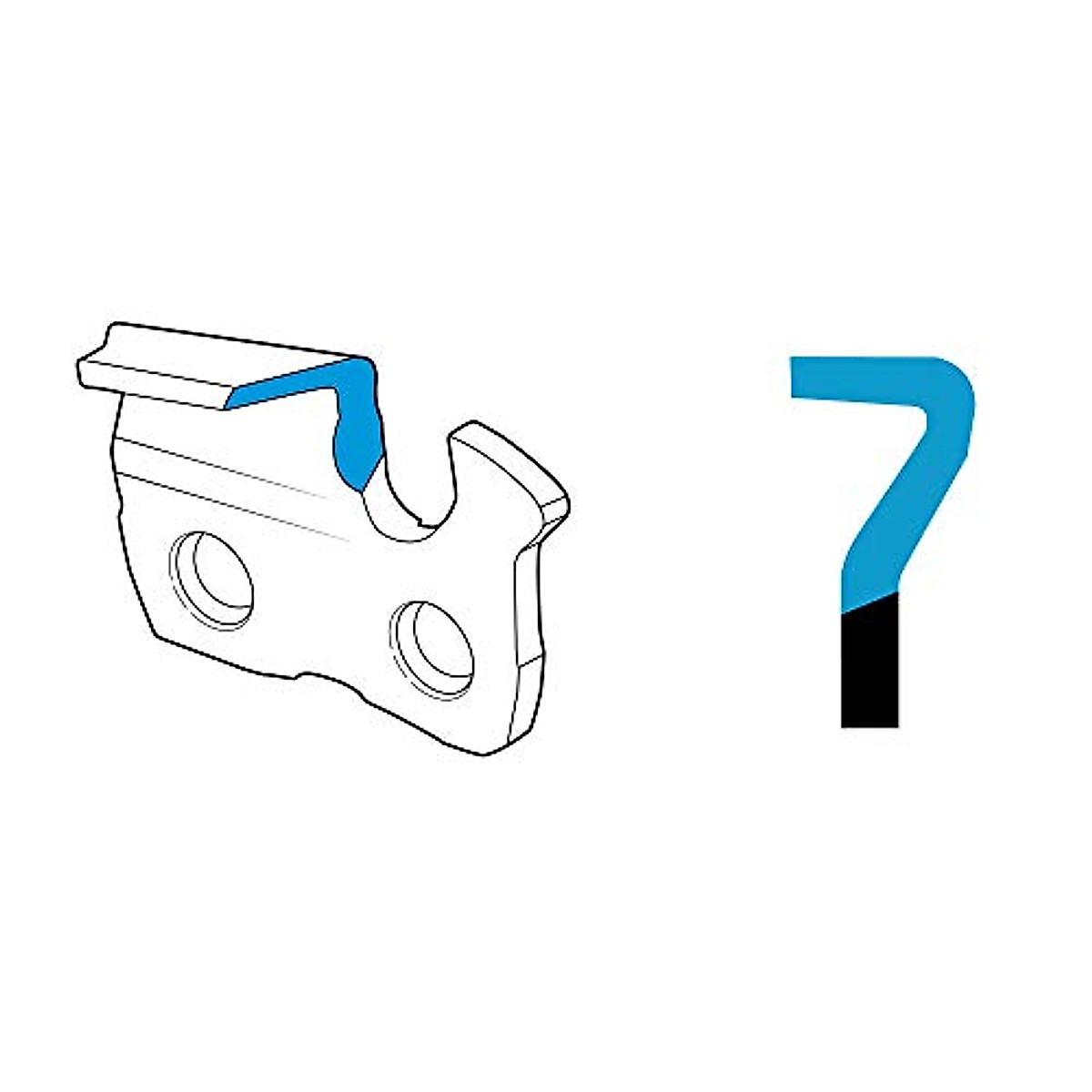 Oregon M78 SpeedCut Replacement Chainsaw Chain for 20-Inch Guide Bars, 78 Drive Links, Pitch: .325" Low Vibration, .063" Gauge