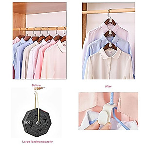 UtySty 40 Pack Clothes Hanger Connector Hook for Closet Space Saving Hooks Cascading Wardrobe Connecting Buckle Coat Organizer Rack Holder Multi Layer Extender Clip Saver