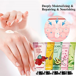 20 Pack Hand Cream Gifts Set-Travel Size Lotion for Women,Scented Hand Lotion Deep Moisturizing Hand & Body Lotion for Dry Hands,Mini Travel Lotion Small Bulk Gifts Mother's Day Valentine's Day Gifts for Women