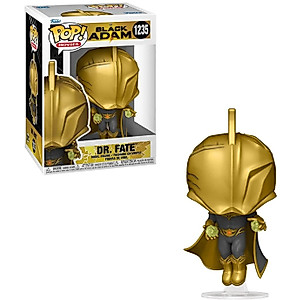 POP DC Heroes: Black Adam - Dr. Fate (Metallic) Funko Vinyl Figure (Bundled with Compatible Box Protector Case), Multicolor, 3.75 inches