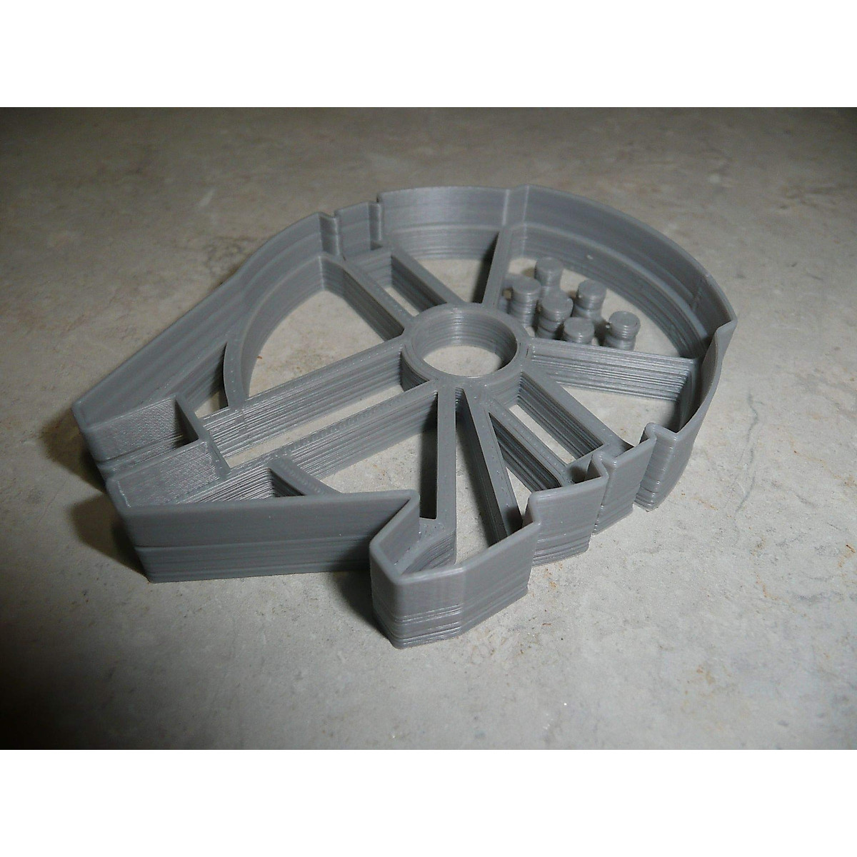 MILLENNIUM FALCON STARSHIP STAR WARS COOKIE CUTTER MADE IN USA PR2298