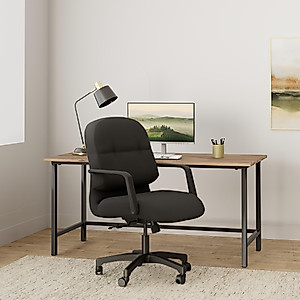 HON Executive Chair - Pillow-Soft Series Mid-Back Office , Black (H2092)