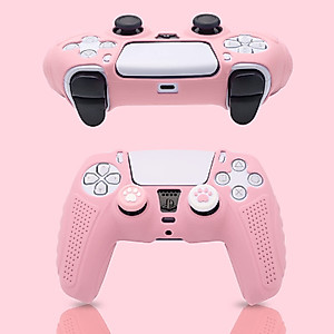 PS5 Silicone Controller Case, Pink PS5 Controller Skin, PlayStation 5 Controller Skin - Light Pink
