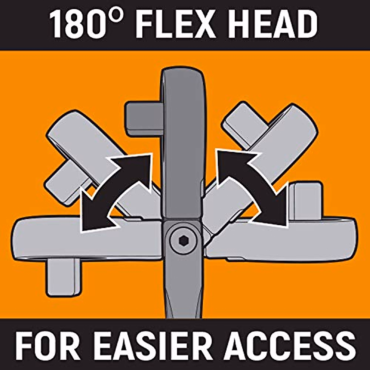 GEARWRENCH 1/2" Drive 84 Tooth Flex Head Teardrop Ratchet 17" - 81306A-07