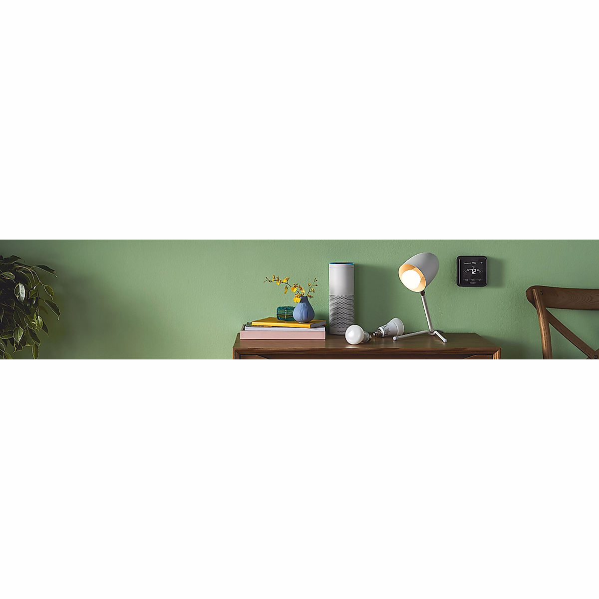 Honeywell Home RCHT8610WF T5 Smart Thermostat Energy Star Wi-Fi Programmable Touchscreen Alexa Ready - C-Wire Required