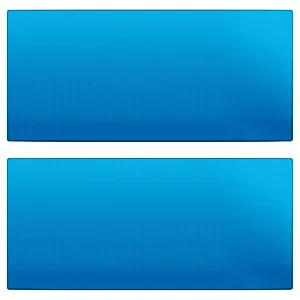 Blue Metal Business Cards Laser Engraving Blanks 60 PCS Sublimation Metal Cards Aluminum Blanks for Engraving, DIY, Gift Cards, Office Name Cards (3.38" x 2.12" x 0.007"）