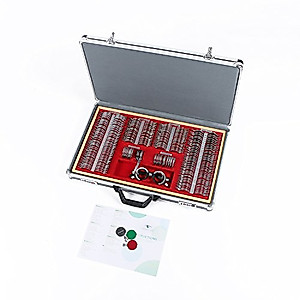 UCanSee High Qualtiy 266 Trial Lens Set Optical Kit Metal Rim Wood Frame Aluminum Box