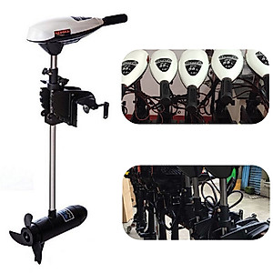 Dodoam 66 LBS 12V Electric Outboard Trolling Motor Fishing Boat Kayak Engine, for Fisheries, Aquaculture, Outdoor Sightseeing and Other Fields