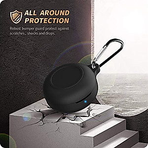 Case for LG Tone Free Case Cover, TOLUOHU Carry/Shockproof/Waterproof Silicone Protect Skin Case Cover for LG Tone Free FN4/FN5W/FN6/FN7 Wireless Earbuds Bluetooth Headphones Accessories with KEYCHAIN