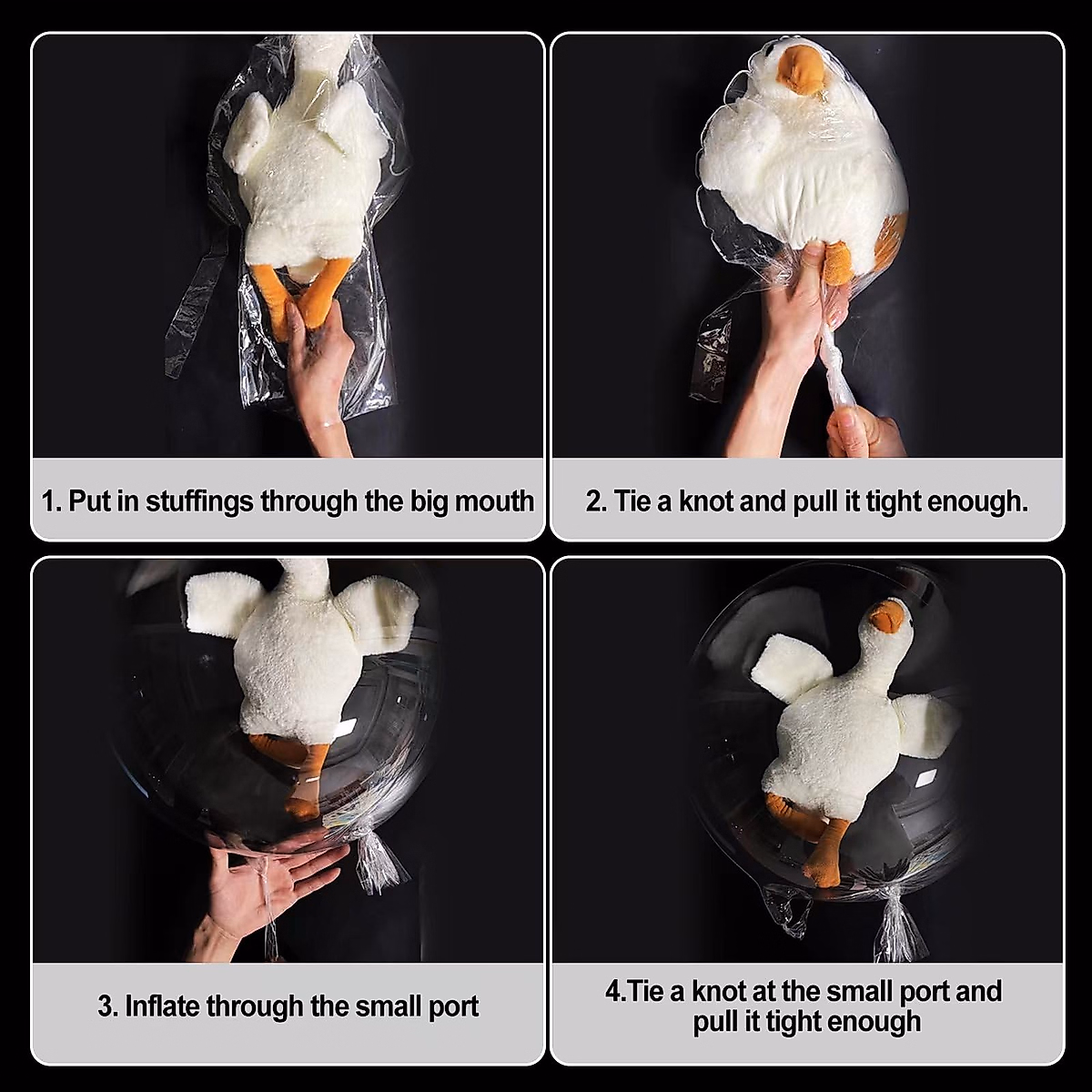 Tcwlyfc Big Clear Balloons for Stuffing- 15Pack 26inch Wide Mouth Bobo Balloons for Stuffing, Bulk Transparent Balloons Decor For Valentine's Day, Birthday, Weddings, Baby Showers, Party Decorations