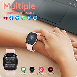 anyloop Fitness Tracker Watch with 24/7 Heart Rate Blood Oxygen Monitor, 1.69" Large Screen Activity Tracker with Pedometer, Sleep Monitor, Calories & Step Counter, Sports Smart Watch for Women Men