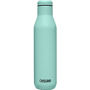 CamelBak Horizon 25oz Water Bottle - Insulated Stainless Steel - Wine Compatible - Leak Proof - Coastal