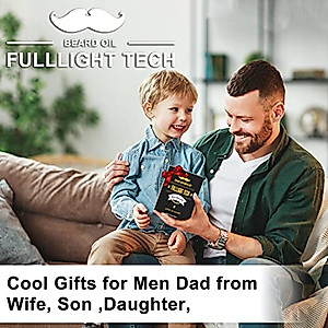 2 Pack Beard Oil for Men Growth 100% Natural Argan Oil,Jojoba Oil Leave in Conditioner Softener for Mustache Grooming Moisturizing