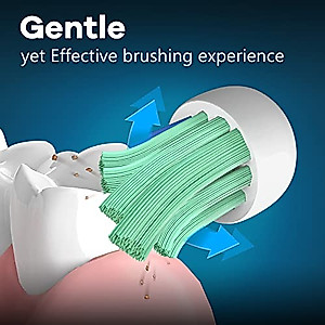 Toptheway Toothbrush Replacement Heads Compatible with Philips Sonicare ProtectiveClean DiamondClean C2 C1 G2 W 4100 5100 HX9023 Plaque Control, 10 Pack