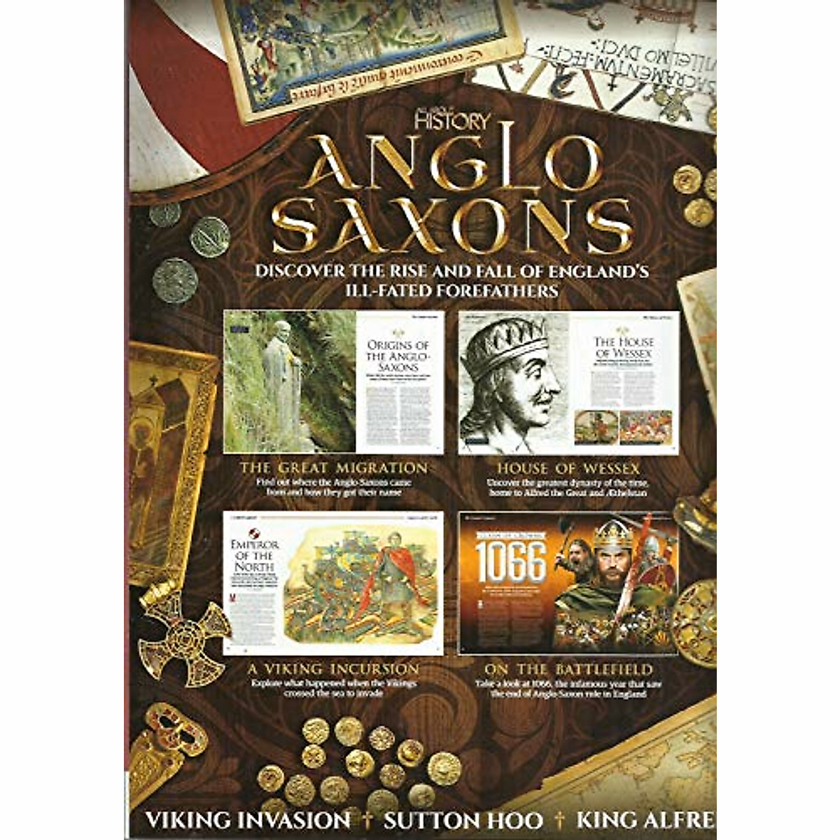 ALL ABOUT HISTORY MAGAZINE, ANGLO SAXONS ISSUE, 2020 ISSUE # 2 SECOND EDITION