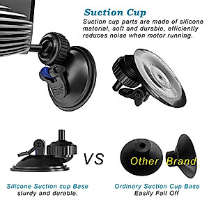 DOMICA Aquarium Wave Maker Powerhead 480GPH 3W, Submersible Power Head Pump with Suction Base, Water Circulation for Freshwater or Saltwater Fish Tanks