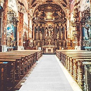 Party Essentials Plastic Disposable Aisle Runner for Wedding Ceremony Events Indoor and Outdoor on Floor Tile Grass Carpet, 100 ft x 3 ft, White