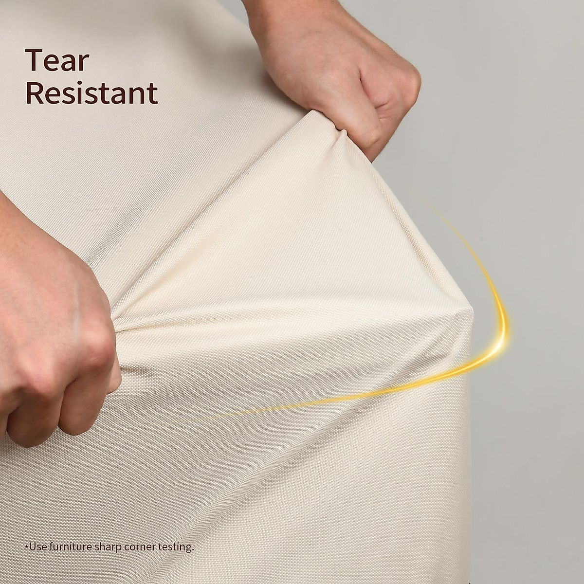 Bestalent Patio Furniture Set Covers Waterproof, Outdoor Table and Chair Covers Rectangular, Fits up to 108"L x 82"W x 28"H