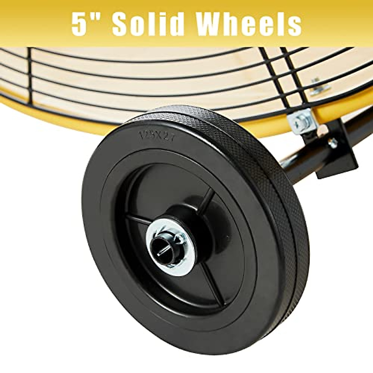 HiCFM 13000 CFM 30 inch Heavy Duty High Velocity Barrel Floor Drum Fan With Powerful 1/3HP Motor, 9ft Power Cord for Workshop, Garage, Commercial or Industrial rooms - UL Safety Listed