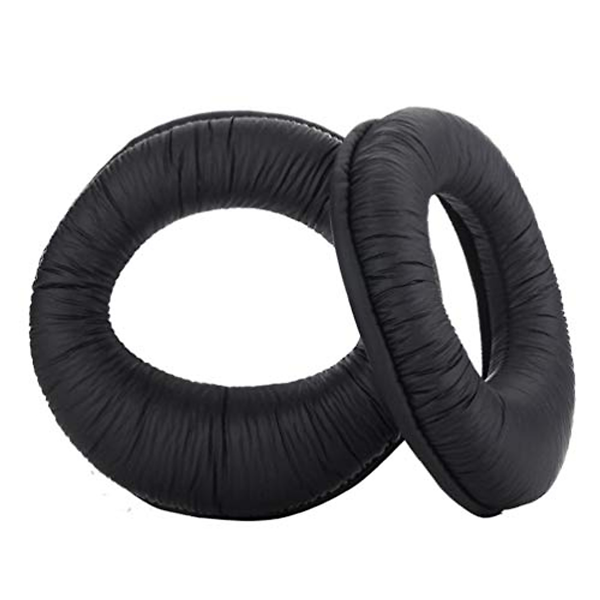 VEKEFF Replacement Ear Pads Earpad for Sony MDR-RF4000, RF5000, RF6000, RF6500, RF7000, RF7100, MDR-DS6000, DS6500, DS7000, DS7100 Headphones (Black-PU)