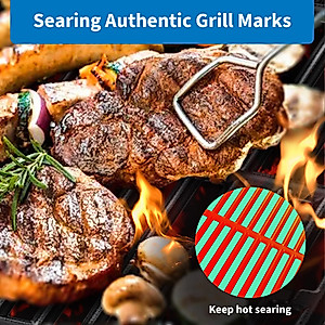 Uniflasy Cast Iron Cooking Grates for Dyna-Glo 5-Burner Gas Grill DGH474CRP DGH474CRP-D DGH483CRP DGH483CRP-D DGH485CRP DGH485CRP-D,70-01-911 Grill Grid Replacement Part for Dyna Glo 5 Burner Grill