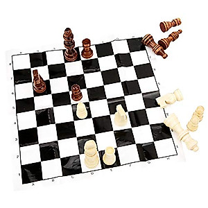 Non-Toxic Chess Game Set International Chess Set, International Chess Game Set, Durable Adult for Children Improve Parent-Child Interaction