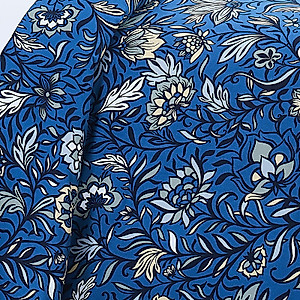 Southshore Fine Living, Inc. Blooming Blossom Collection - Premium Quality, Soft, Wrinkle, Fade, & Stain Resistant, Easy Care, Oversized Duvet Cover Set, Full/Queen, Blue