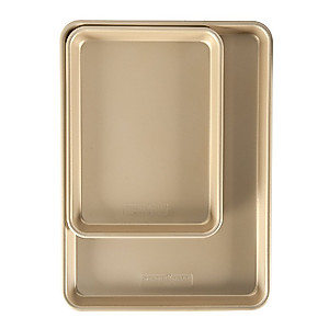 Nordic Ware Naturals NonStick Half Sheet and Quarter Sheet Set 24 inches